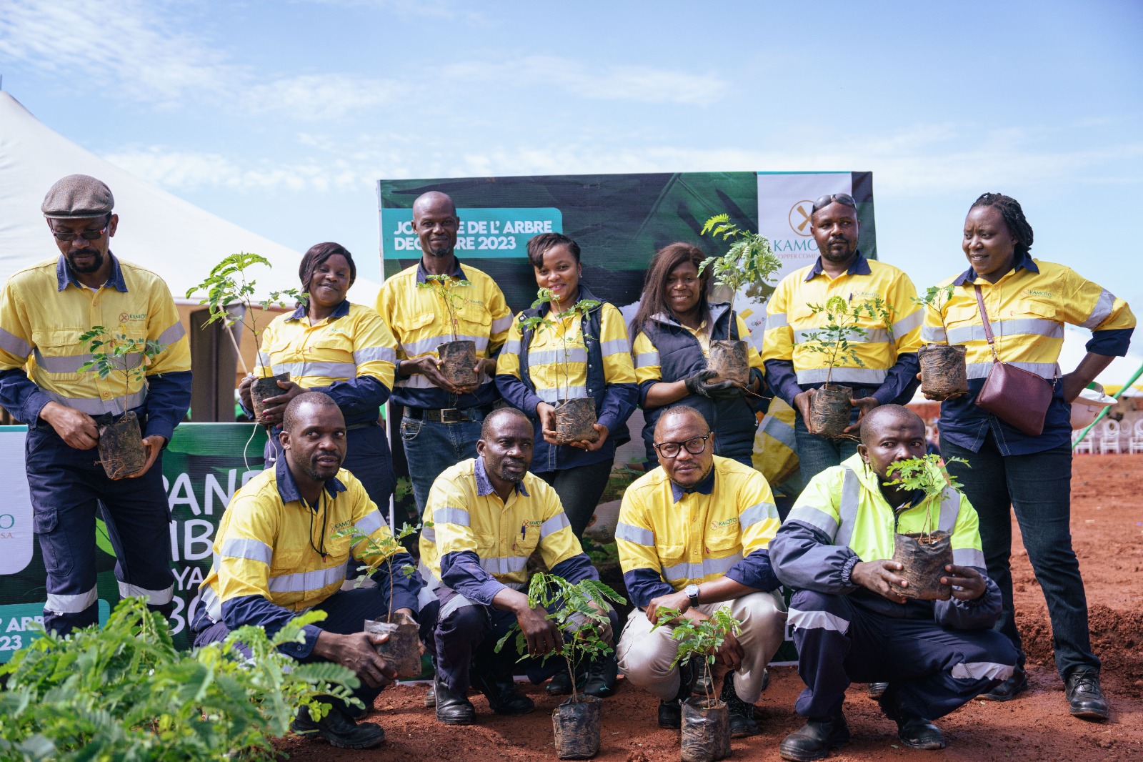 RDC : Kamoto Copper Company célèbre la journée de l'arbre au village Ngonzo, dans le Lualaba ...